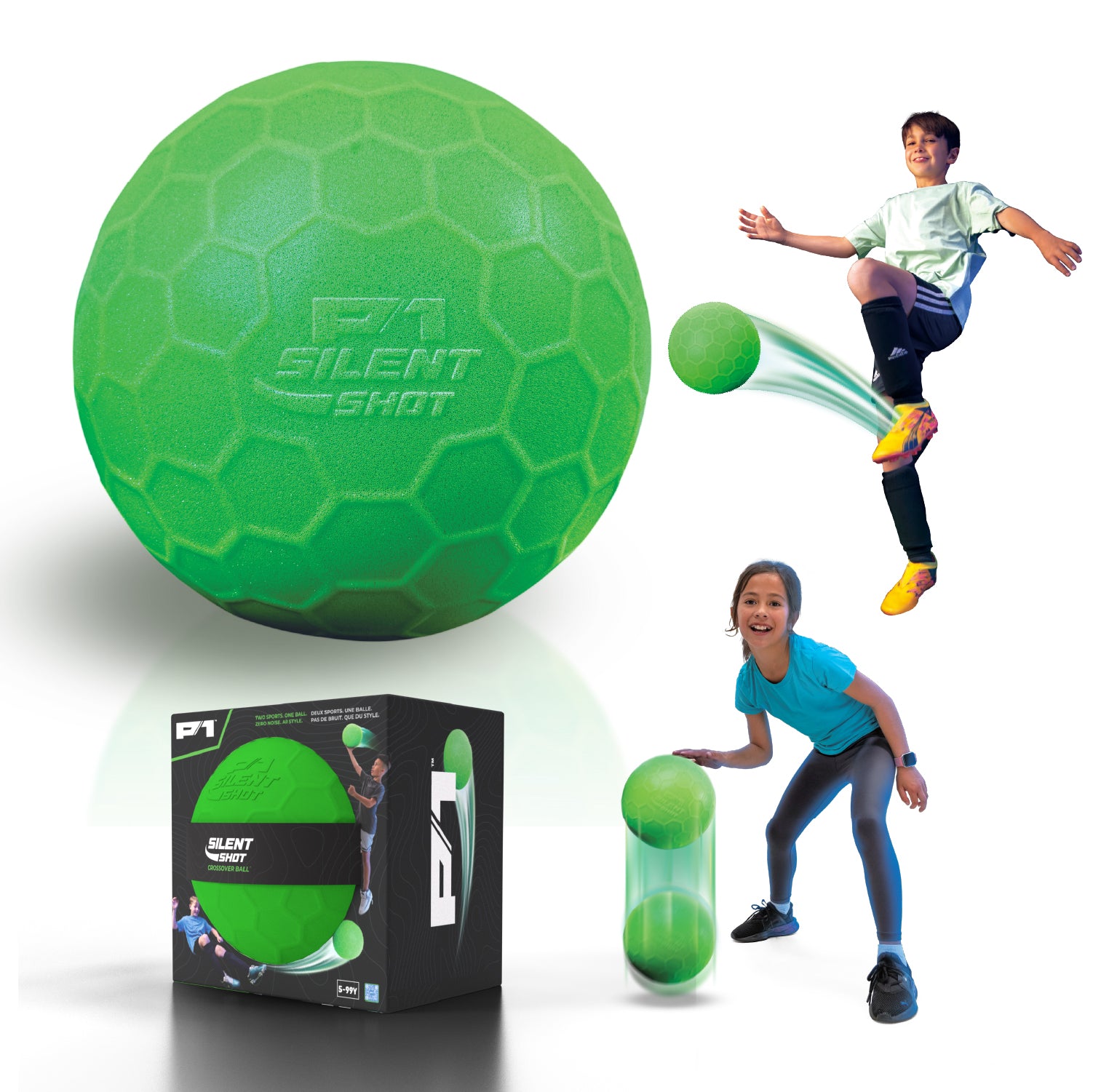 Silent Shot Crossover Ball - Indoor Silent Basketball and Soccer Ball ...