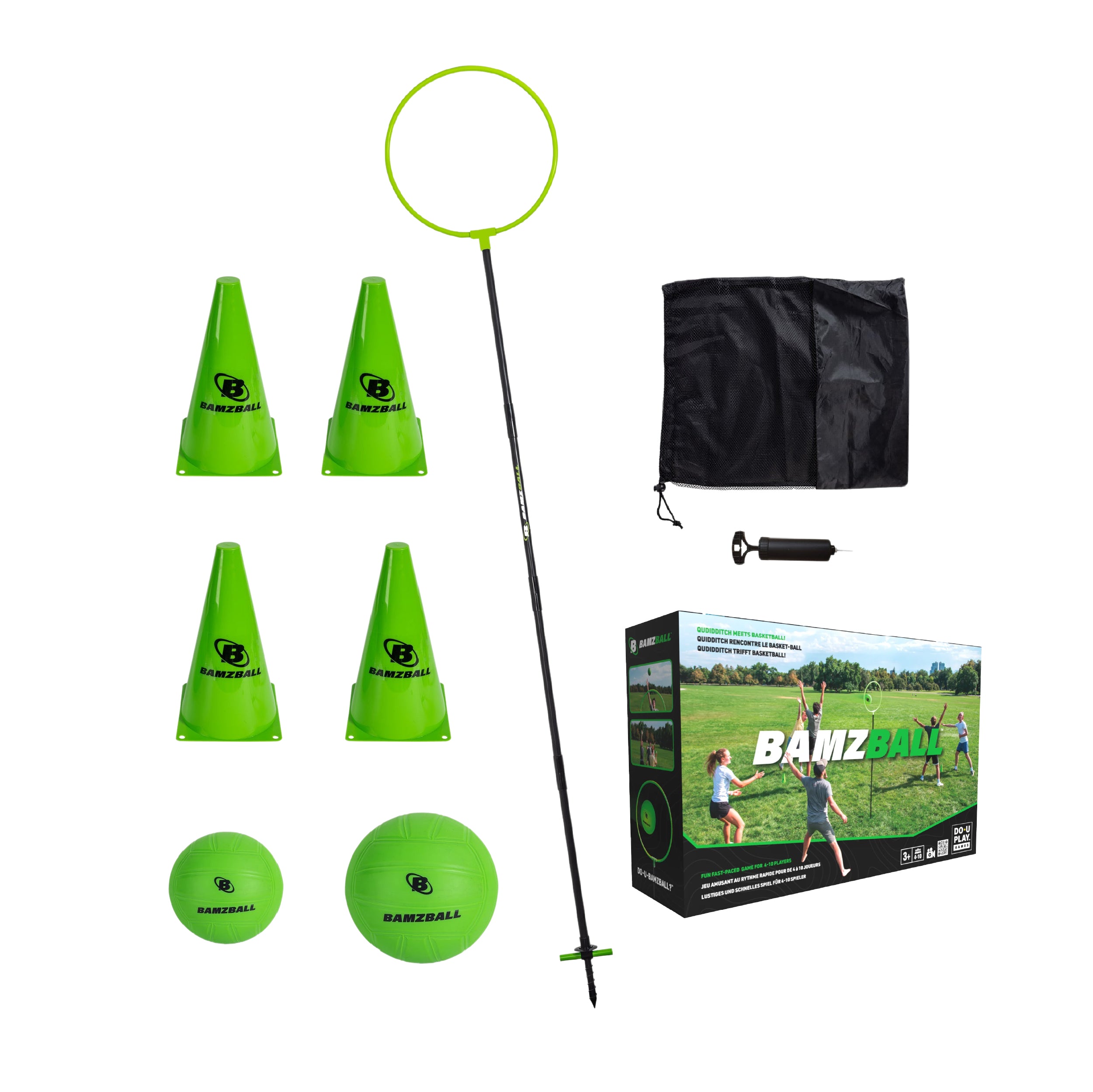 Bamzball Game with 2ct Balls - outdoor game for backyard, bbq, camping ...