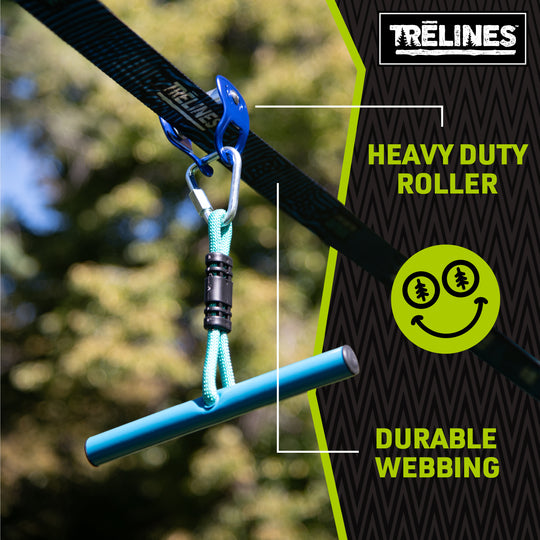 Roller Adventure Line 36 ft. Slackline Zipline for Backyards – Life Is ...